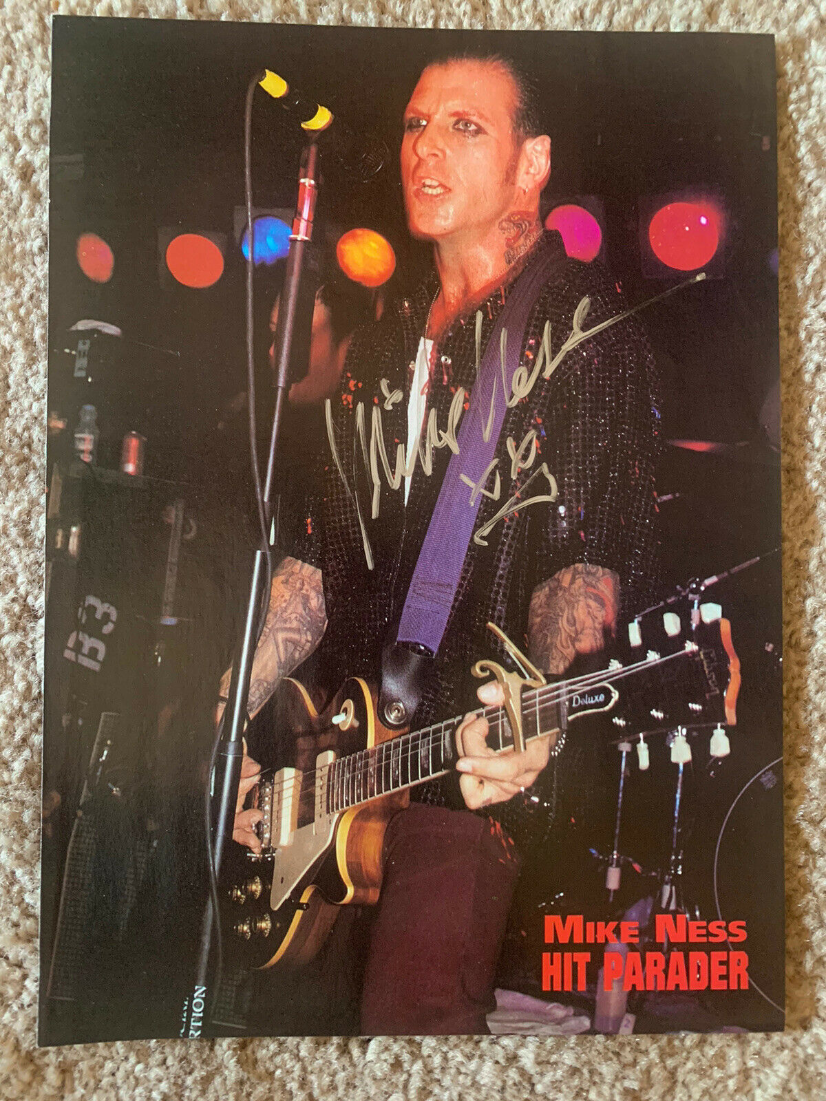 Mike Ness Social Distortion Signed Autographed 8x11 Magazine Photo BAS ...
