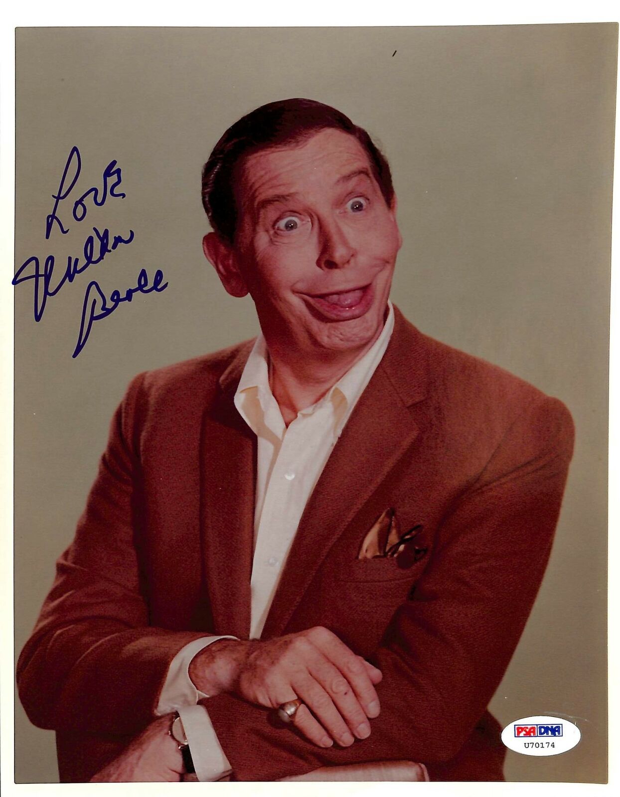 Milton Berle Signed Authentic 8X10 Photo Autographed PSA/DNA #U70174 ... Milton Berle Signed Authentic 8X10 Photo Autographed PSA/DNA #U70174 ...