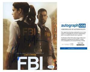 Missy Peregrym & Zeeko Zaki "FBI" AUTOGRAPHS Signed 8x10 Photo C ACOA ...