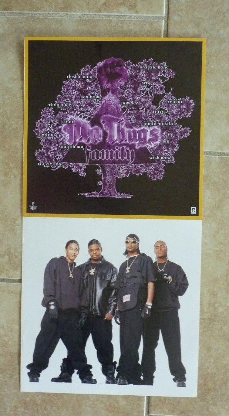 Mo Thugs Family LP Record Photo Flat 12X24 Poster | Autographia