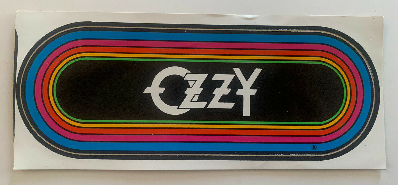 Ozzy Osbourne Rare Original Vintage 3”x9” 1980’s Concert Radio Station ...