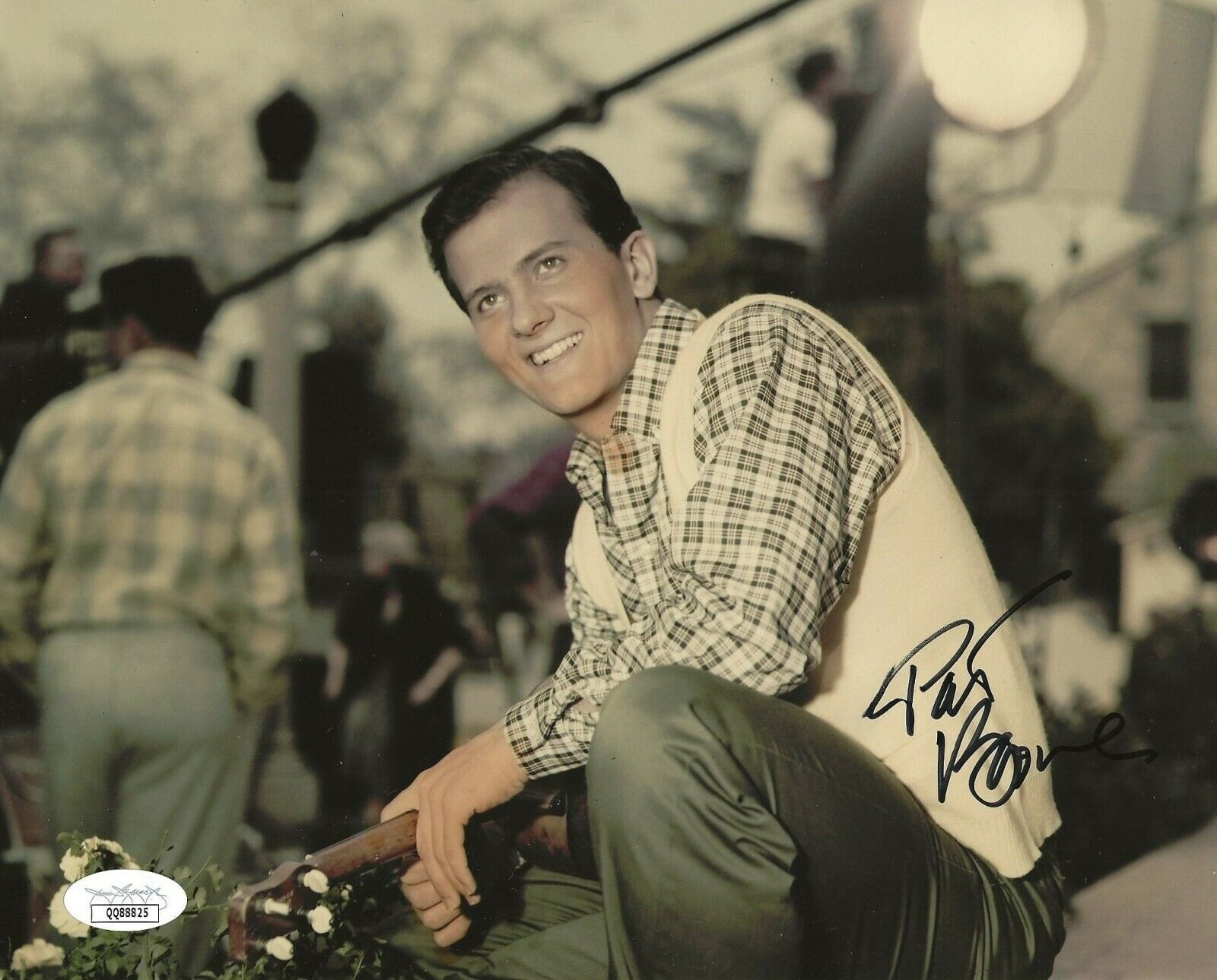 Pat Boone Actor Singer signed Vintage 8x10 photo autographed 3 JSA ...