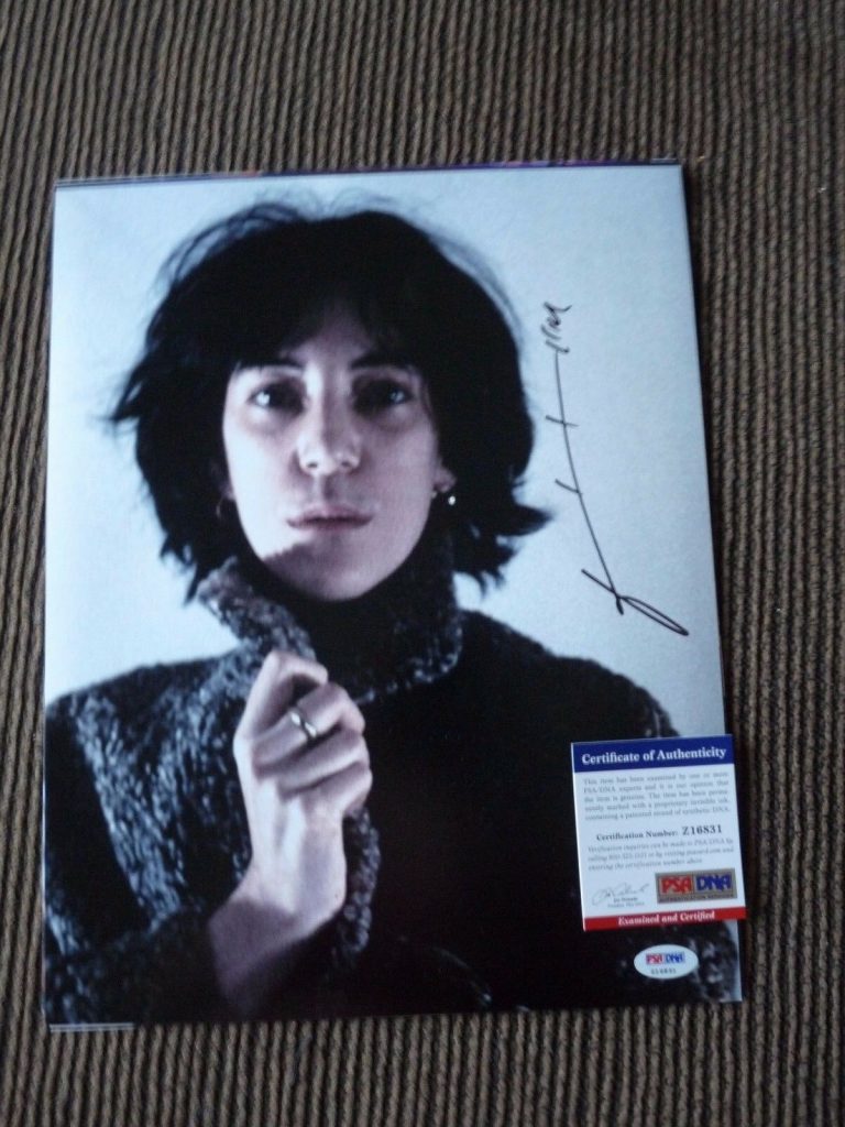 Patti Smith Signed Autographed 11x14 Photo PSA Certified F1 | Autographia