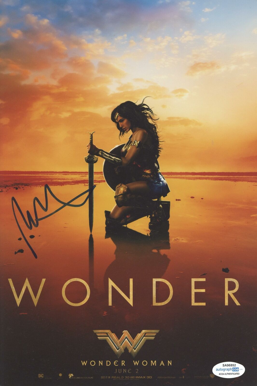 Patty Jenkins "Wonder Woman" Director AUTOGRAPH Signed 8x12 Poster ...