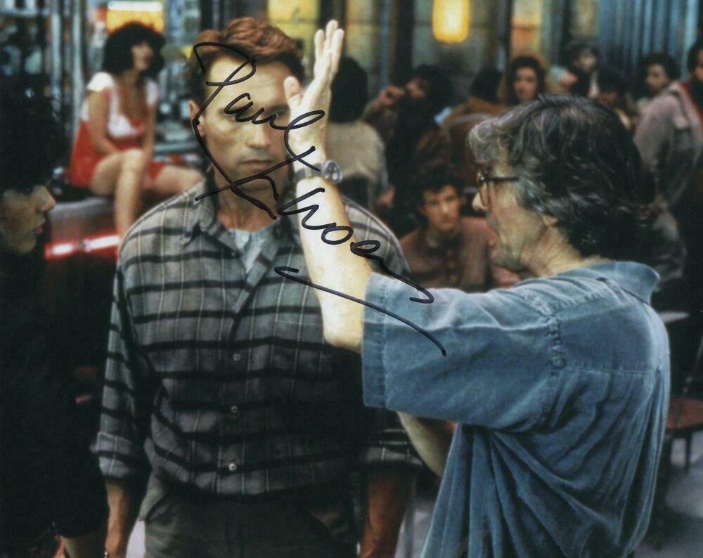 PAUL VERHOEVEN SIGNED AUTOGRAPH 8X10 PHOTO - TOTAL RECALL, SHOWGIRLS ...