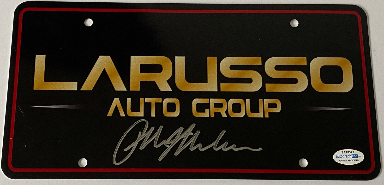 Ralph Macchio "Cobra Kai" AUTOGRAPH Signed LaRusso Auto Group License ...