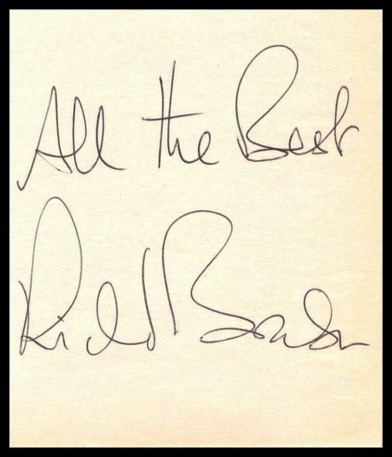 RICHARD BRANSON SIGNED AUTOGRAPH CUT VIRGIN GALACTIC ASTRONAUT ABOARD ...