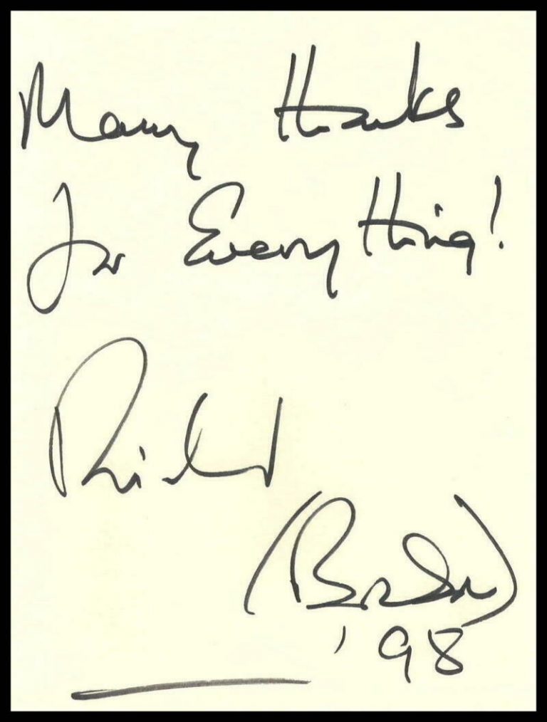 RICHARD BRANSON SIGNED AUTOGRAPH CUT VIRGIN GALACTIC CEO W/ GREAT ...