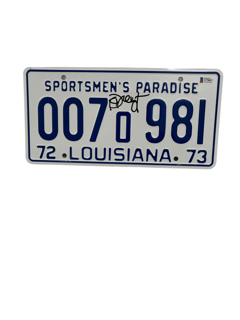 RICHARD DREYFUSS SIGNED JAWS LICENSE PLATE AUTHENTIC AUTOGRAPH PROOF ...