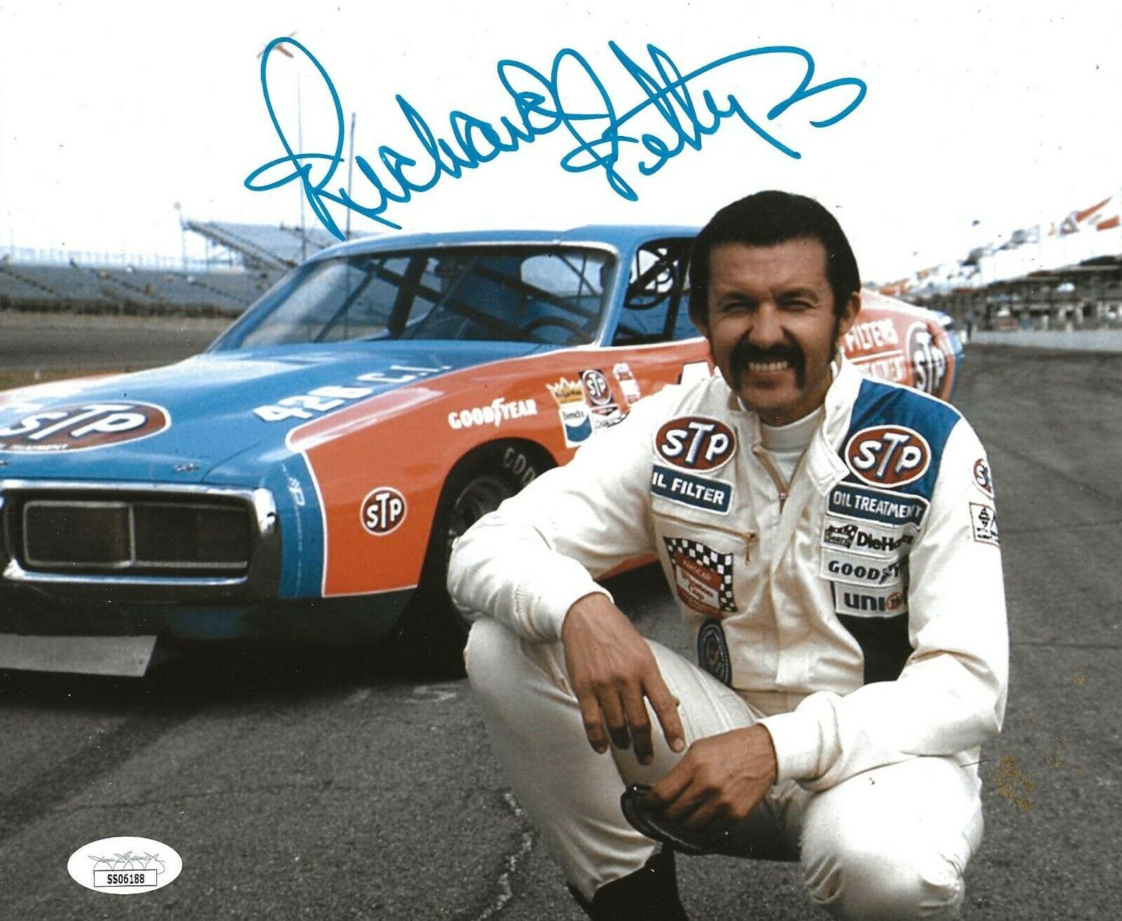 Richard Petty Daytona 500 signed Nascar 8x10 photo autographed The King ...