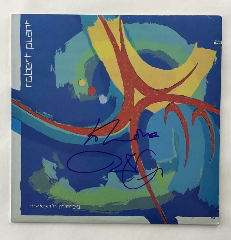 ROBERT PLANT SIGNED AUTOGRAPH ALBUM VINYL RECORD - LED ZEPPELIN LEGEND ...