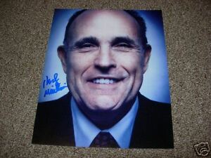 Rudy Rudolph Giuliani NY Mayor IP Signed Photo New York | Autographia
