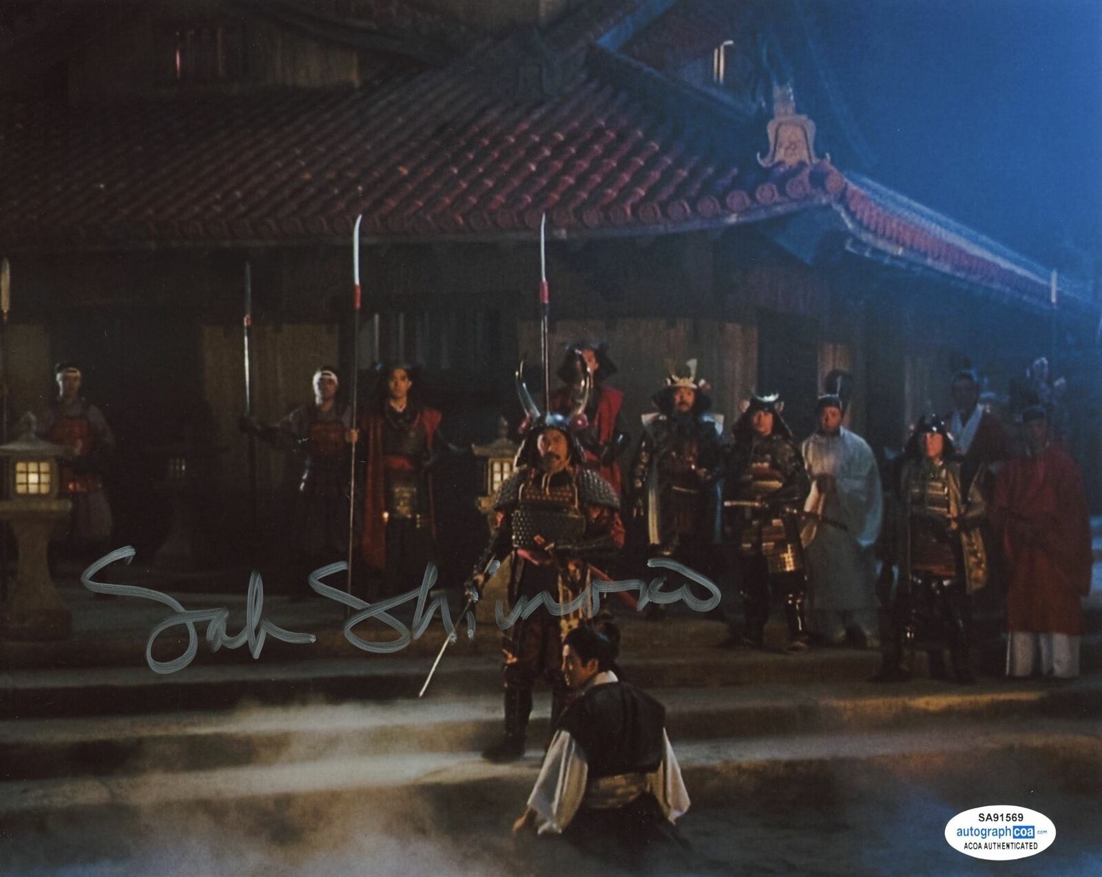 SAB SHIMONO SIGNED TEENAGE MUTANT NINJA TURTLES III 8X10 PHOTO 2 ACOA ...