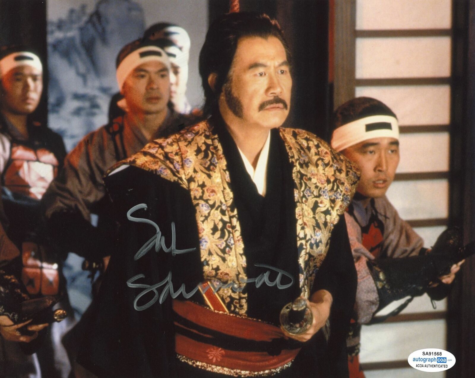 SAB SHIMONO SIGNED TEENAGE MUTANT NINJA TURTLES III 8X10 PHOTO ACOA ...