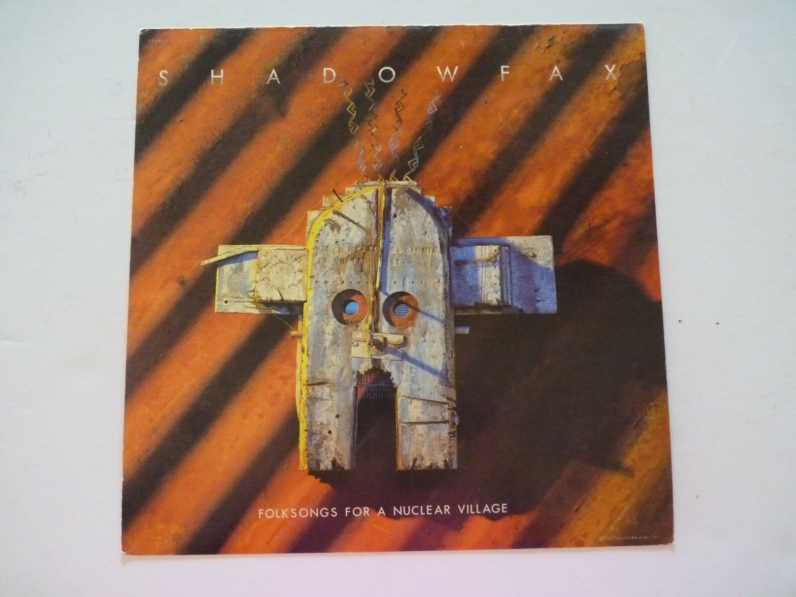 Shadowfax Folksongs for a Nuclear Village LP Record Photo Flat 12x12 ...