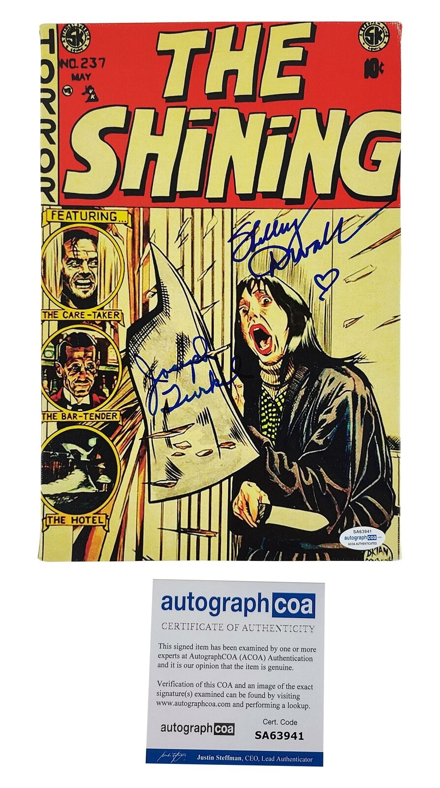 Shelley Duvall Joe Turkel Signed RARE The Shining 12x18 Comic Photo ...