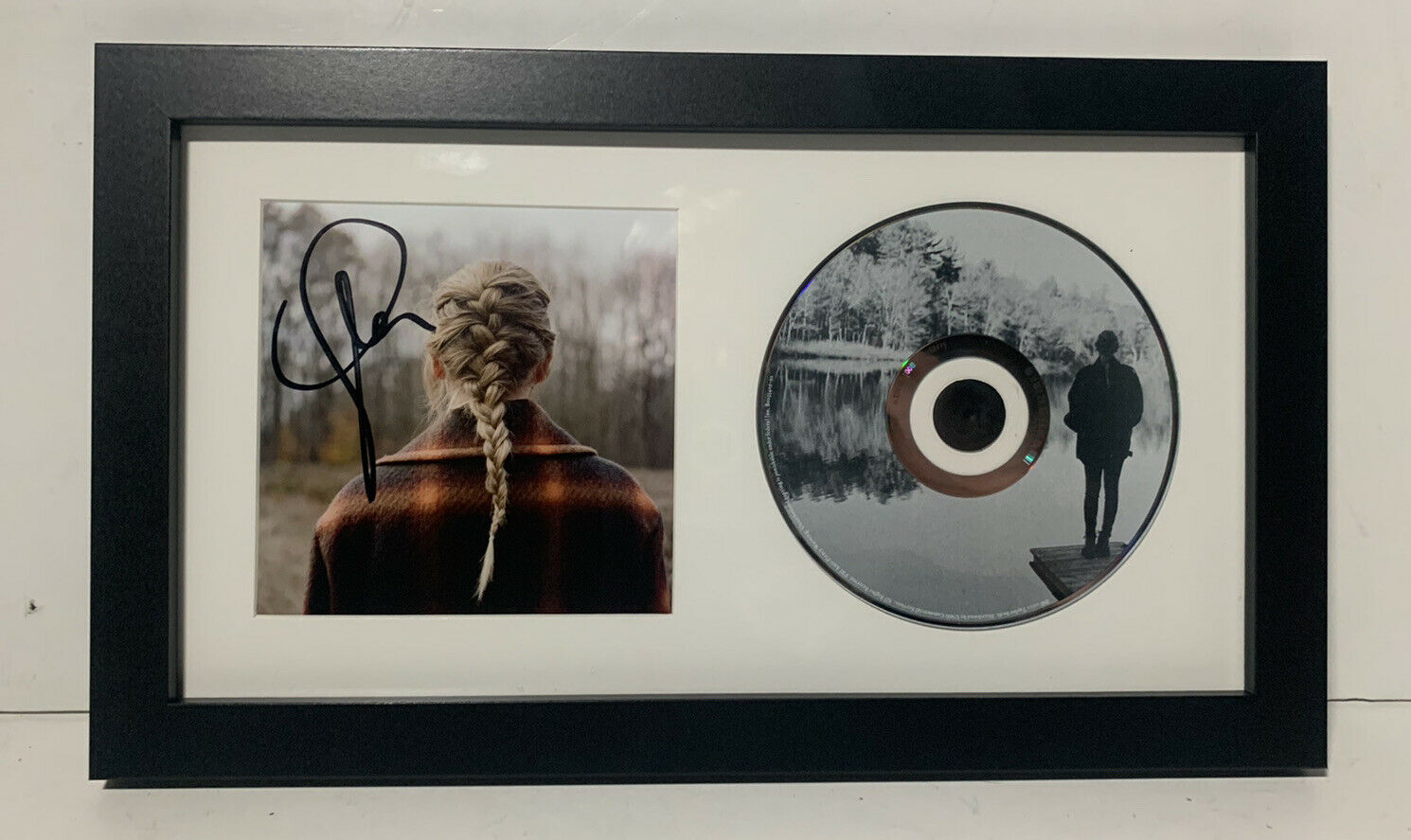 Taylor Swift Evermore Signed Autographed Framed CD Display BAS ...