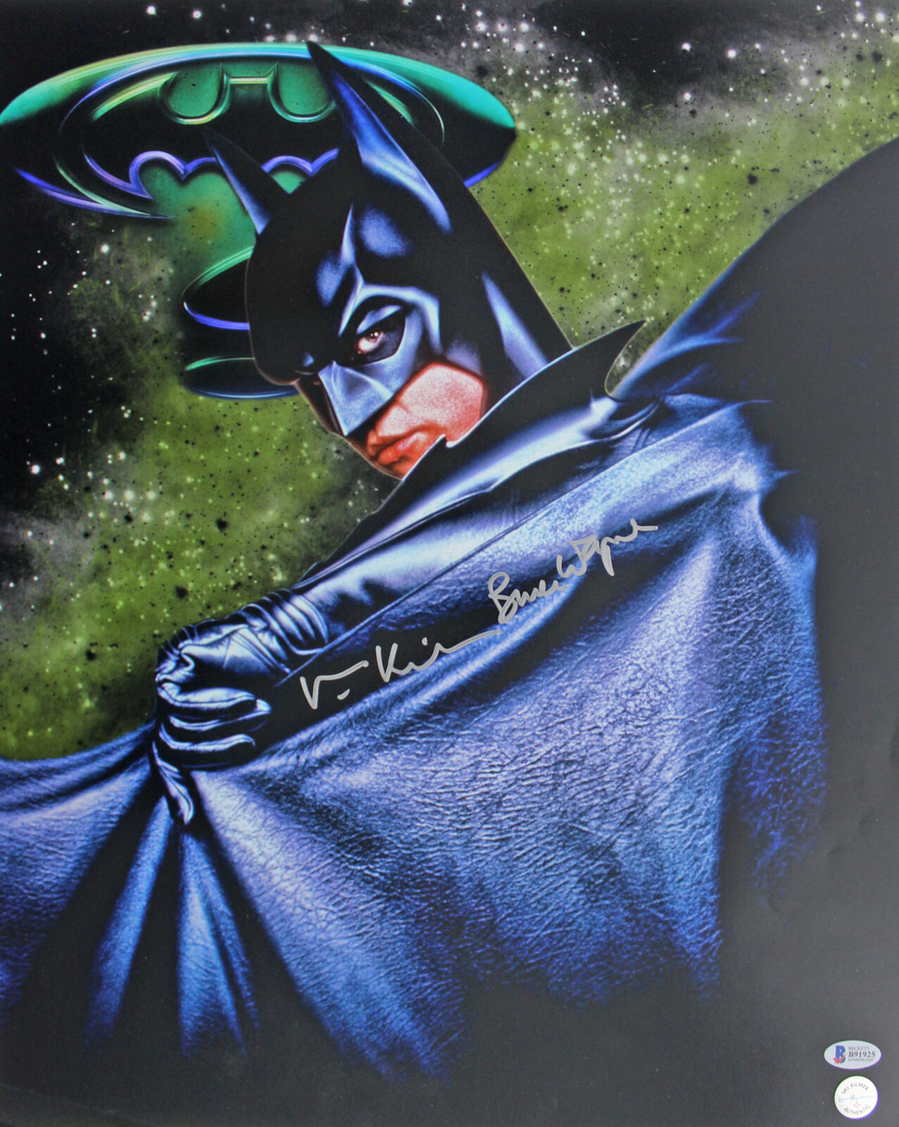 Val Kilmer Batman Forever "Bruce Wayne" Authentic Signed 16x20 Photo ...
