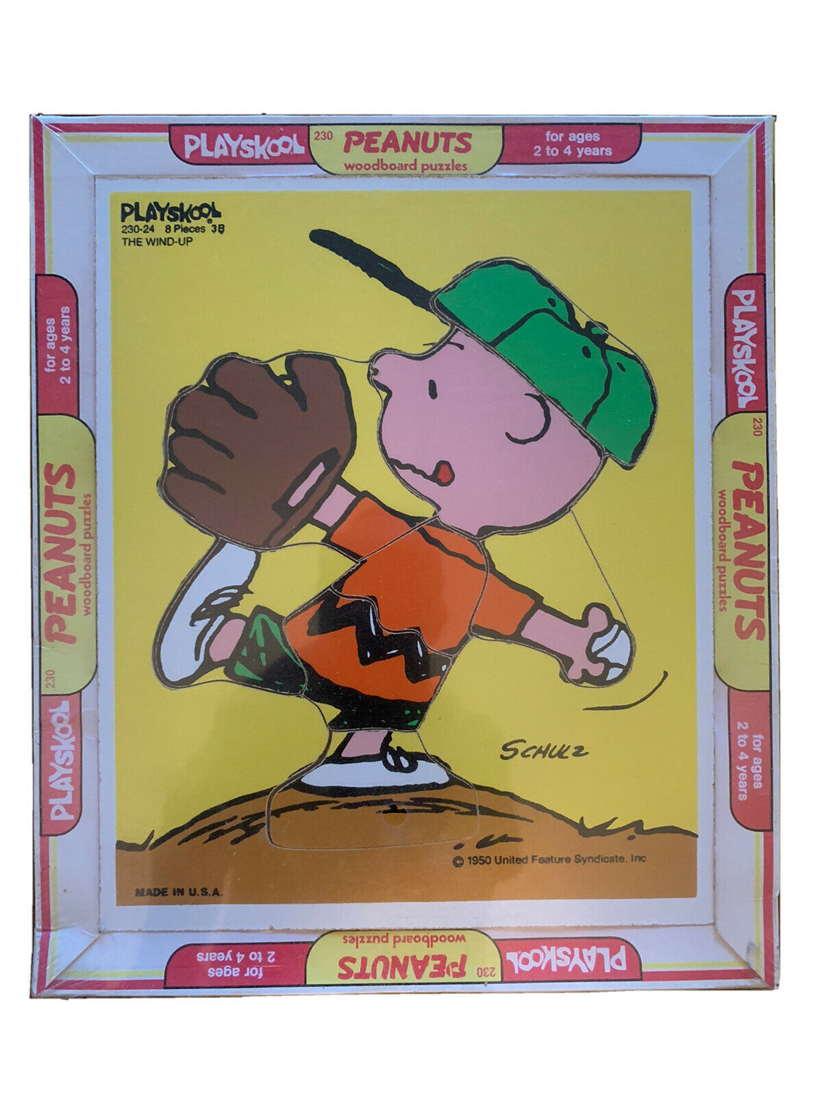 Vintage Playskool Puzzle Charlie Brown Peanuts Dated1950 1980 SEALED ...