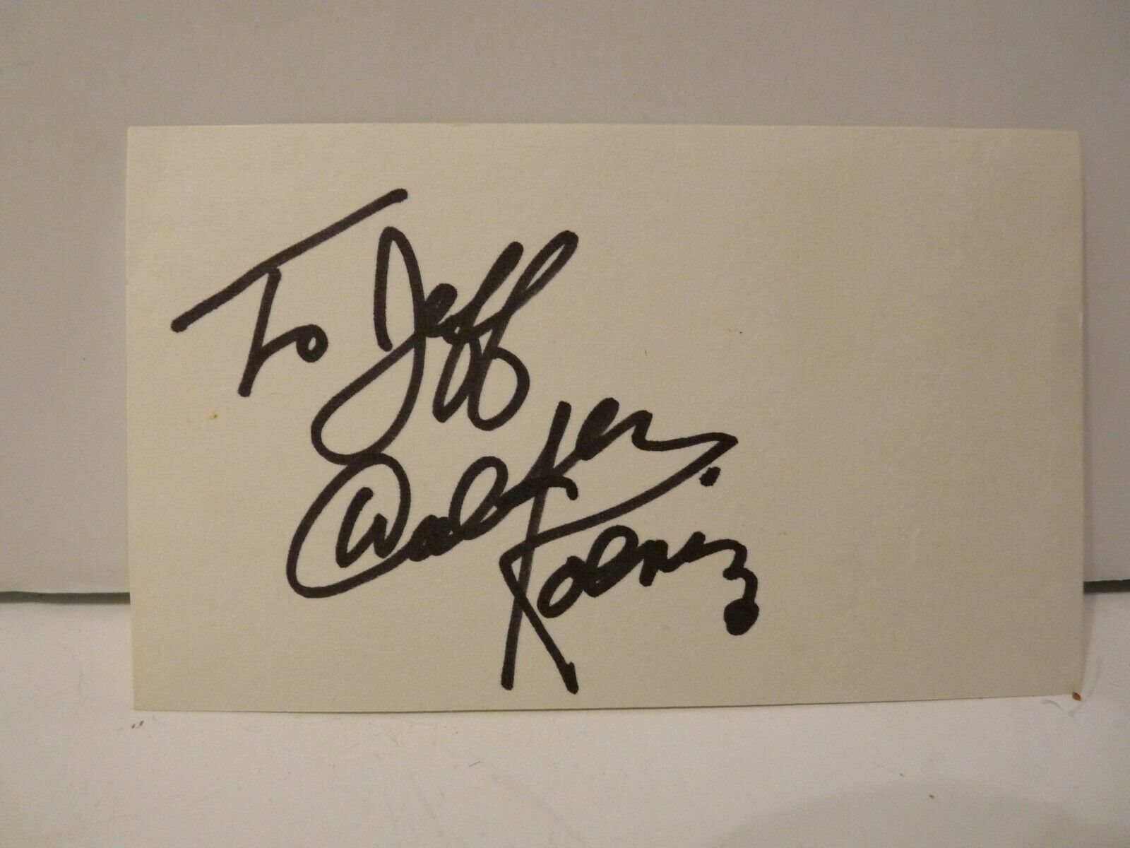 Walter Koenig Star Trek Signed Autographed 3x5 Index Card PSA BAS ...