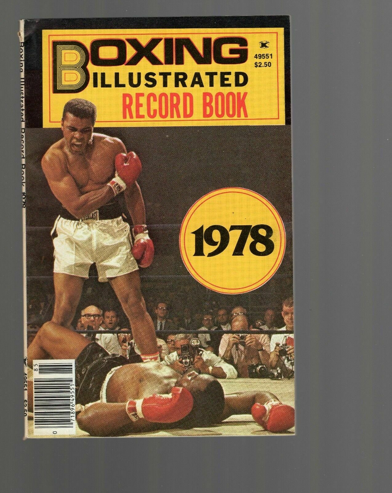1978 BOXING ILLUSTRATED RECORD BOOK GREAT CONDITION MUHAMMAD ALI COVER ...