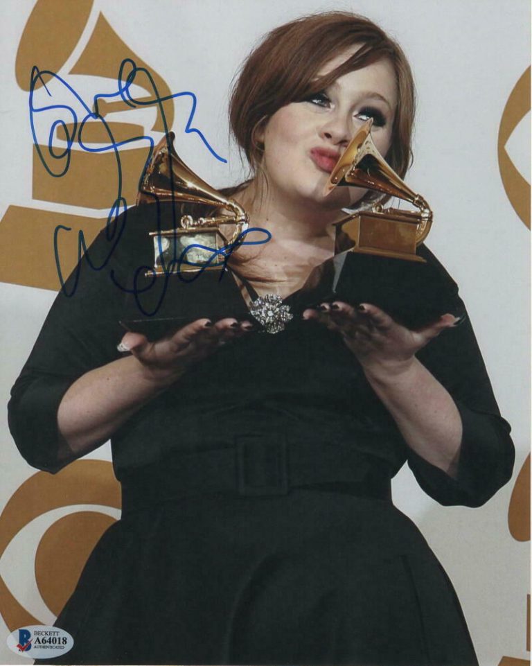 ADELE ADKINS SIGNED AUTOGRAPH 8x10 PHOTO - FULL SIGNATURE! 19 21 25 30 ...