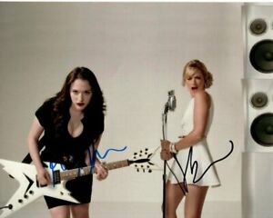 BETH BEHRS and KAT DENNINGS Signed Autographed 8x10 2 BROKE GIRLS Photo ...