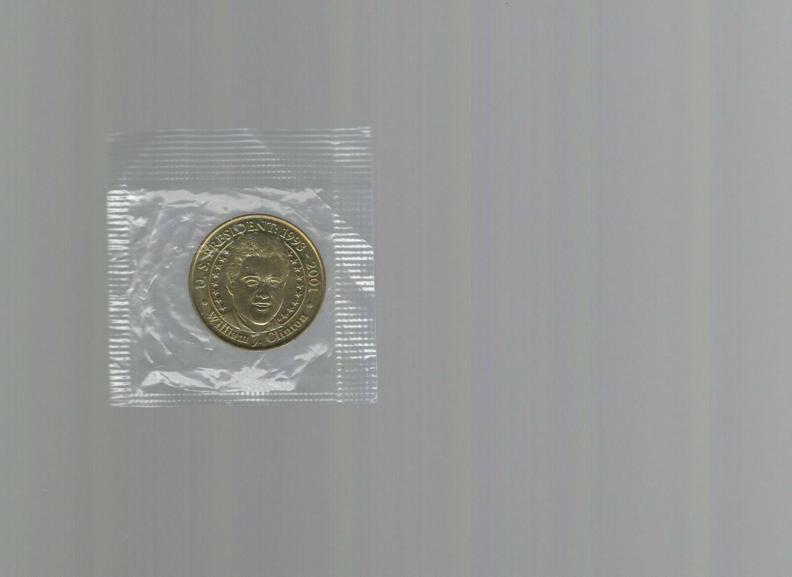 BILL CLINTON COMMEMORATIVE SUNOCO COIN #1 IN THE SERIES IN ORIGINAL ...