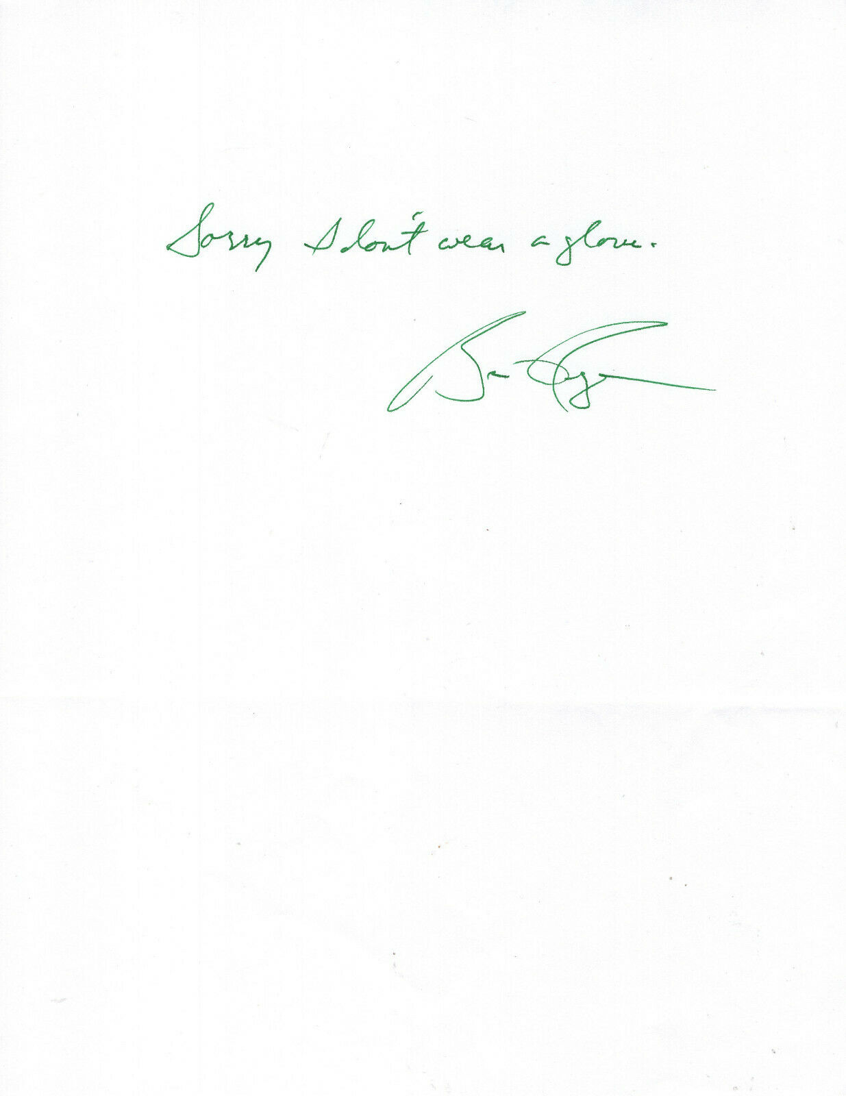 BILL ROGERS HAND SIGNED 8x11 HAND WRITTEN NOTE+COA LEGENDARY GOLFER ...