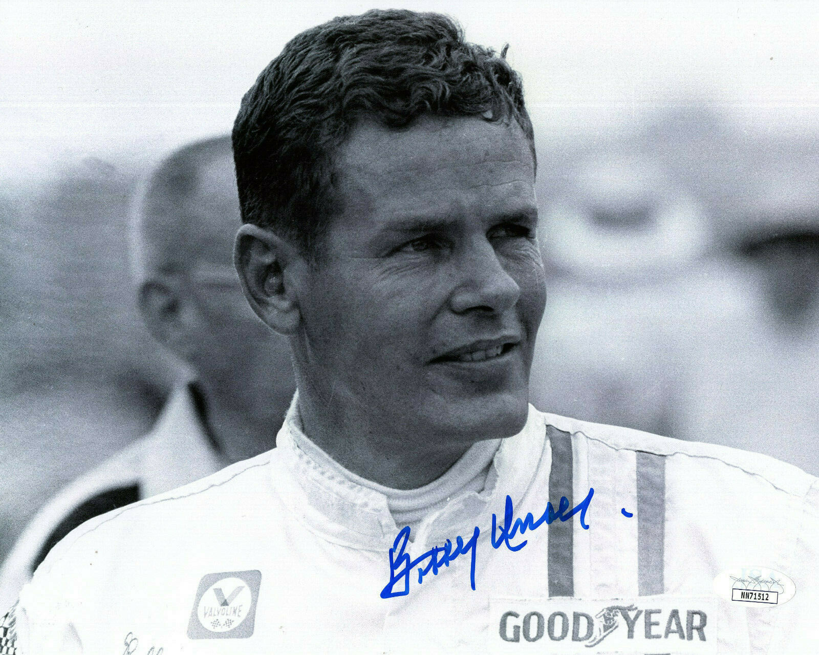 BOBBY UNSER HAND SIGNED 8x10 PHOTO RACING LEGEND YOUNG POSE JSA ...