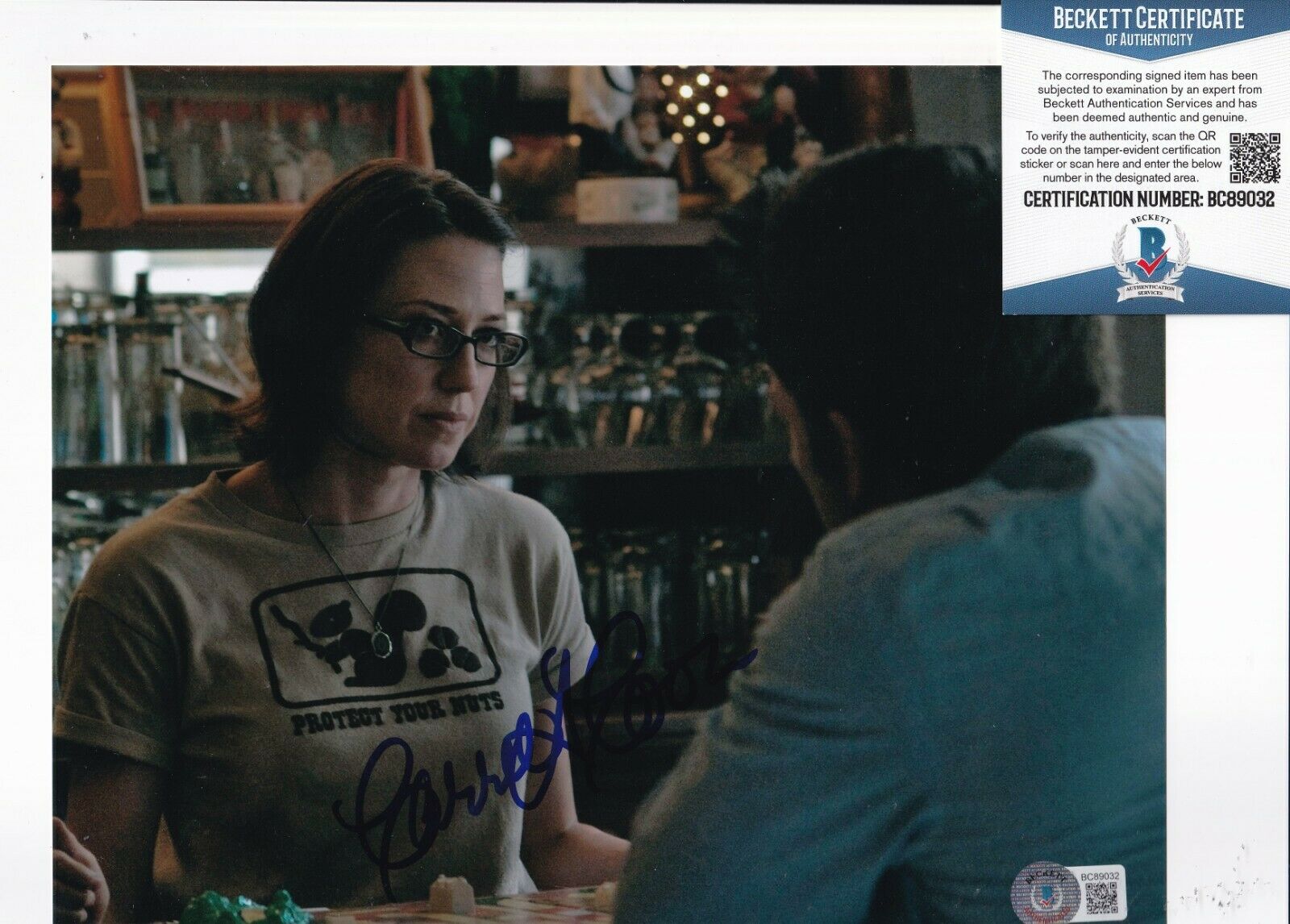 CARRIE COON signed (GONE GIRL) Margo Dunne Movie 8X10 photo BECKETT BAS ...