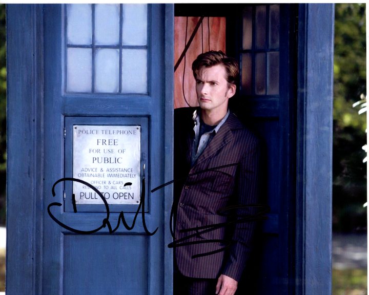 DAVID TENNANT SIGNED DOCTOR WHO 8X10 PHOTO | Autographia