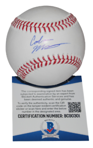 COLSON MONTGOMERY signed (CHICAGO WHITE SOX) OML baseball BECKETT BAS ...