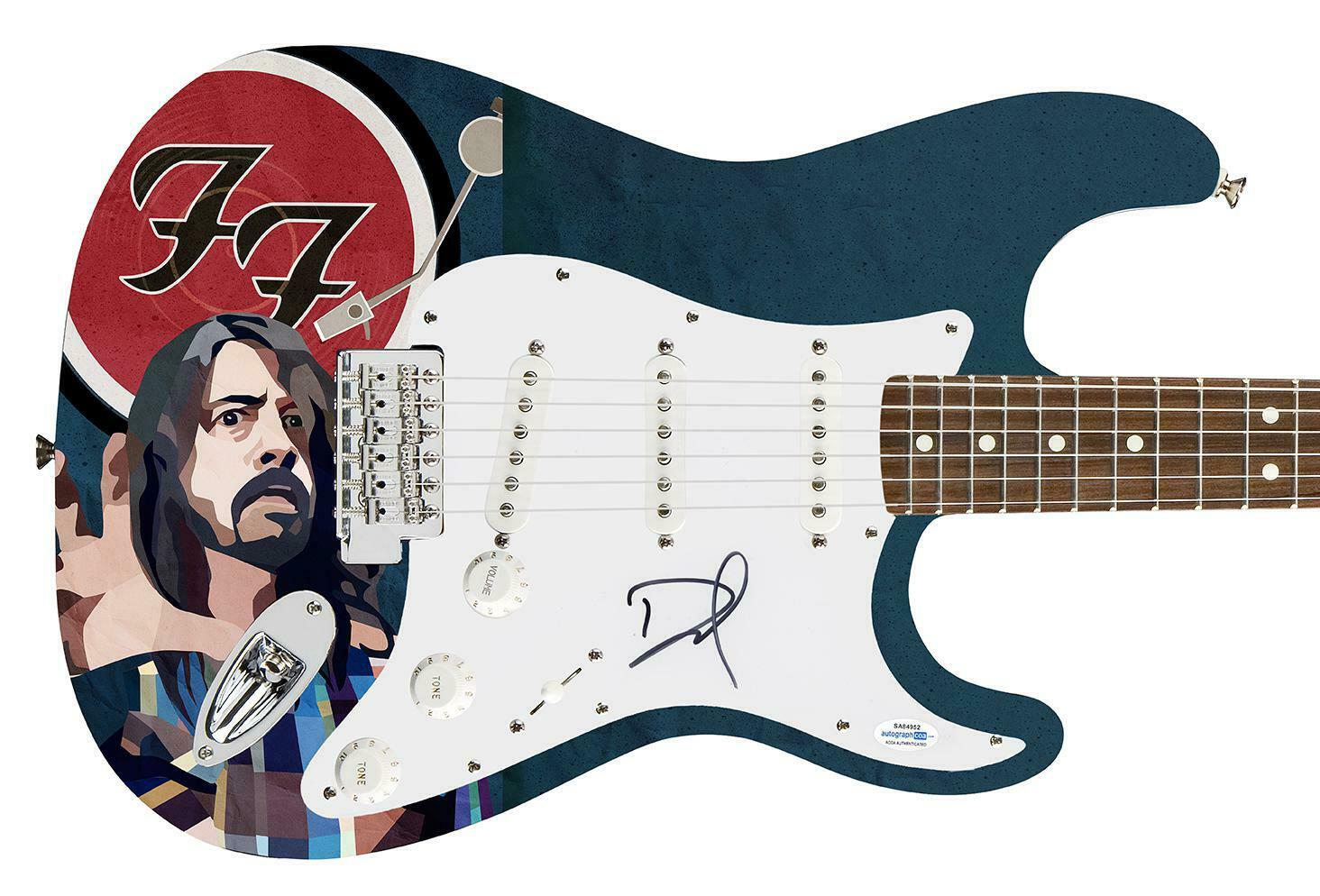 Foo Fighters Dave Grohl Autographed Signed Custom Photo Graphics Guitar ...