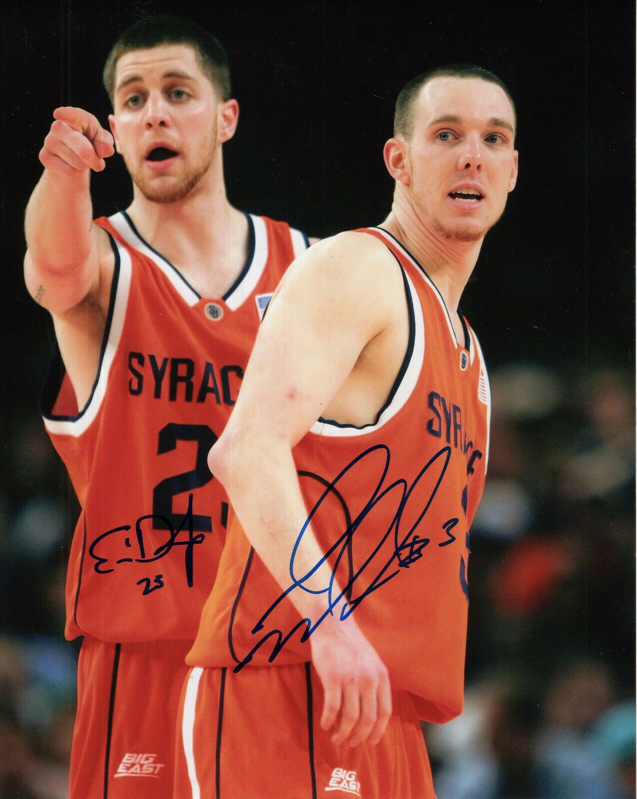 GMAC+ERIC DEVENDORF HAND SIGNED 8x10 COLOR PHOTO+COA SYRACUSE ...