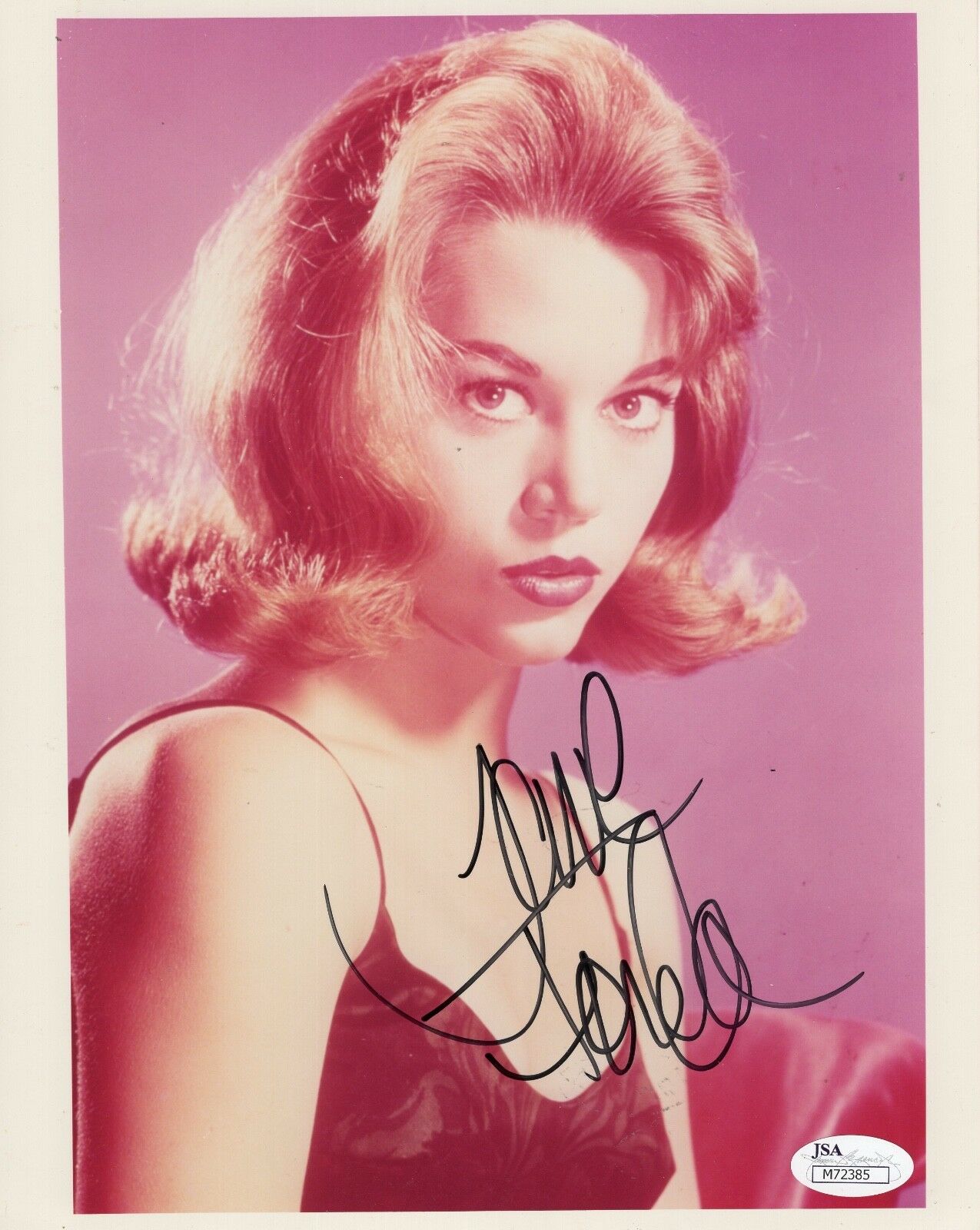 JANE FONDA HAND SIGNED 8x10 COLOR PHOTO YOUNG+GORGEOUS POSE JSA ...