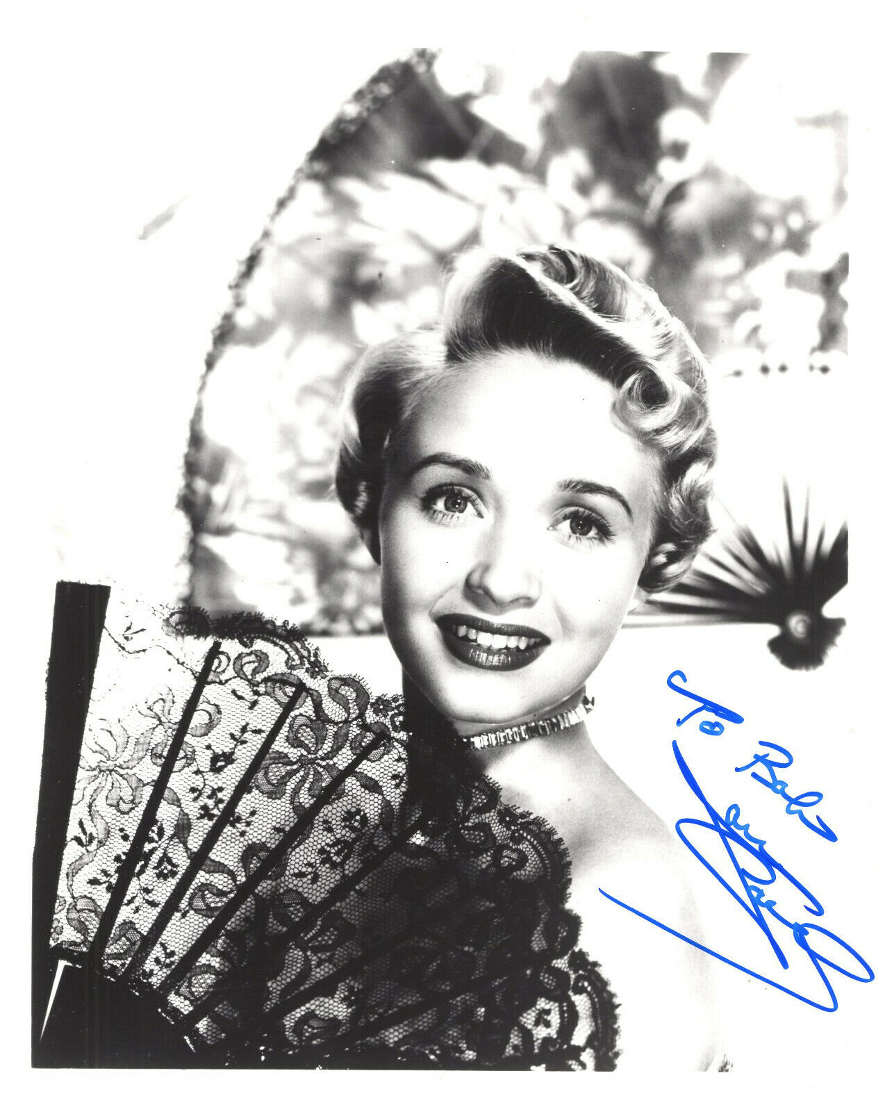 JANE POWELL HAND SIGNED 8x10 PHOTO+COA GORGEOUS HOLLYWOOD LEGEND TO BOB ...