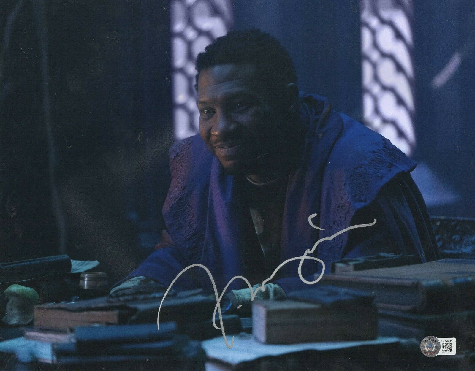 JONATHAN MAJORS SIGNED 11X14 PHOTO LOKI AUTHENTIC AUTOGRAPH BECKETT COA ...