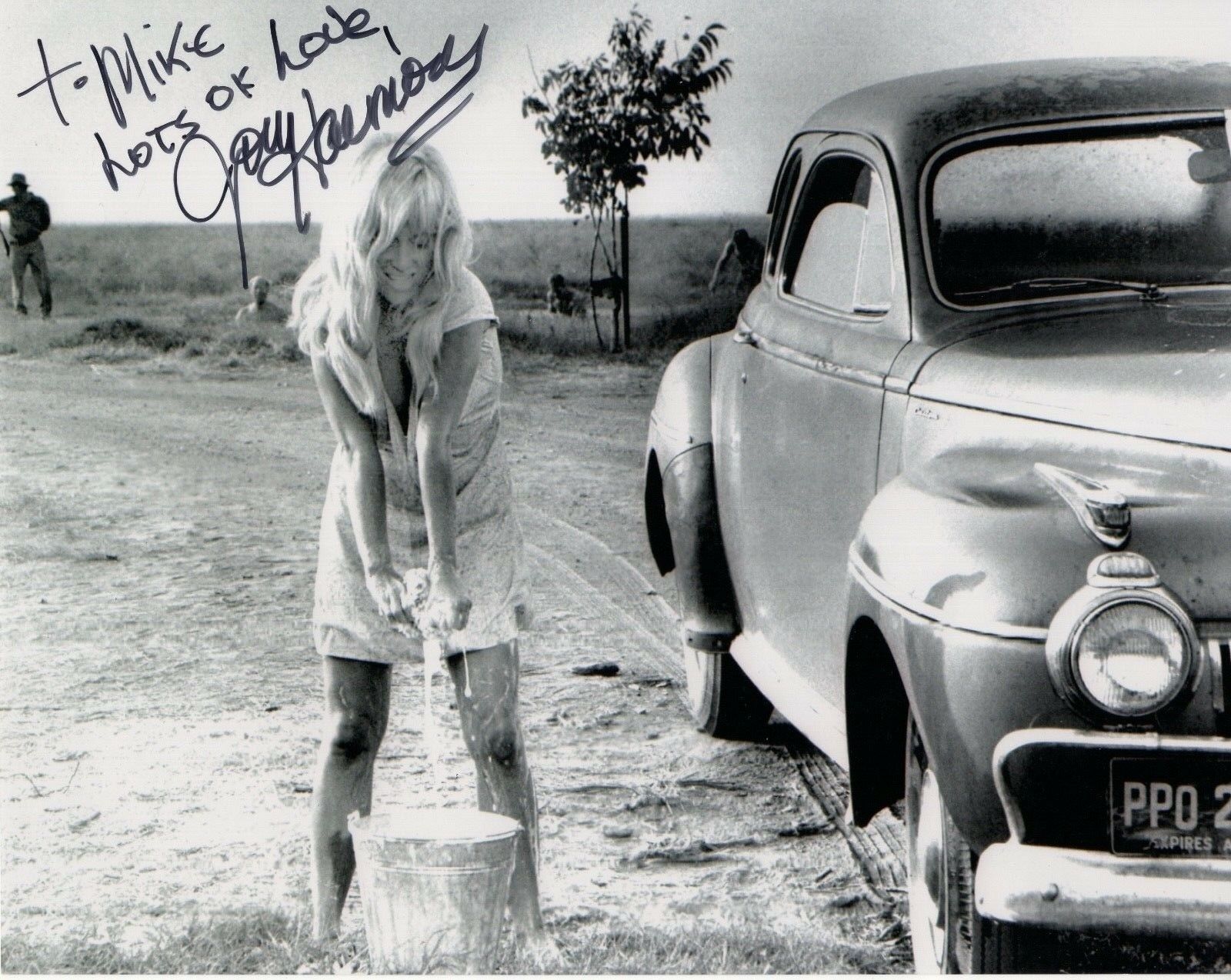 JOY HARMON HAND SIGNED 8x10 PHOTO SEXY COOL HAND LUKE ACTRESS TO MIKE ...