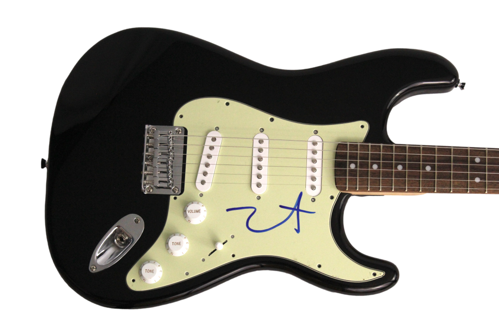 KANYE WEST SIGNED AUTOGRAPH FULL SIZE FENDER ELECTRIC GUITAR GRADUATION ...