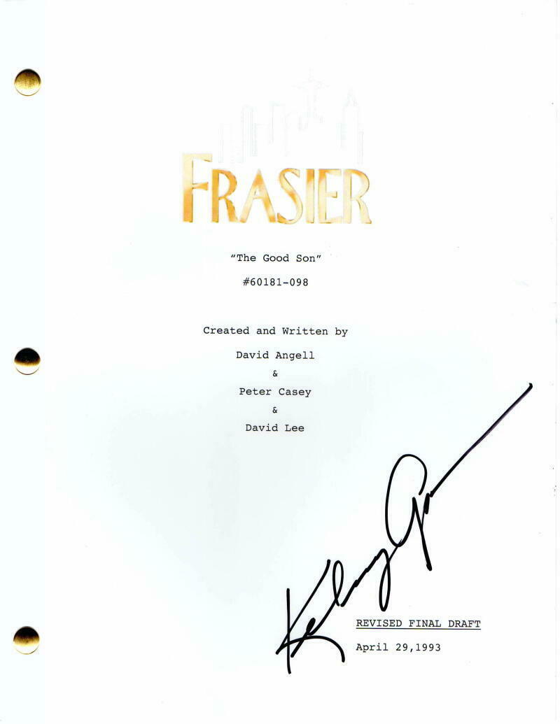 KELSEY GRAMMER SIGNED AUTOGRAPH FRASIER FULL PILOT SCRIPT - CHEERS, TOY ...
