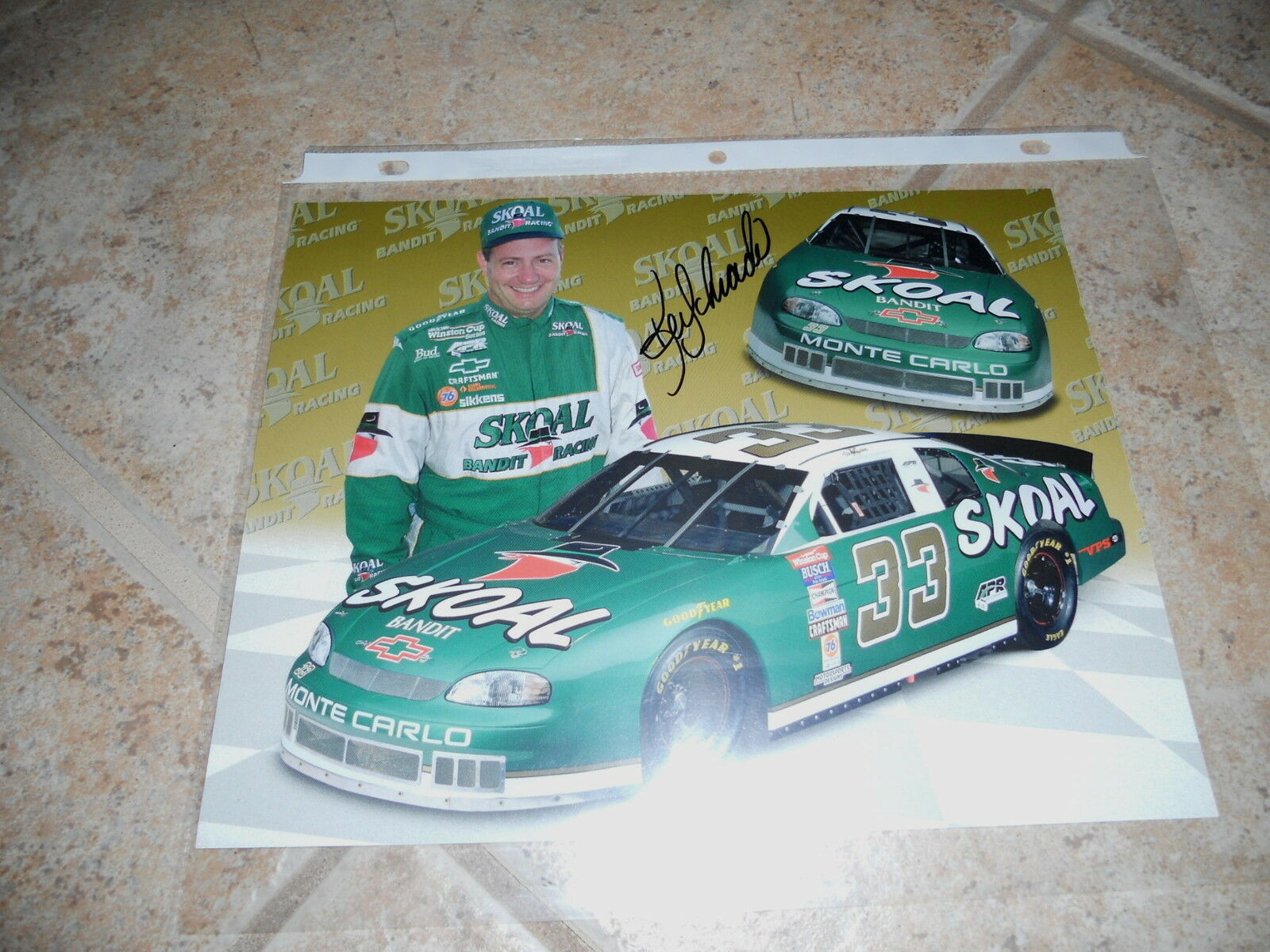 Ken Schrader Signed Autographed 8x10 Promo Nascar Car Racing Photo ...