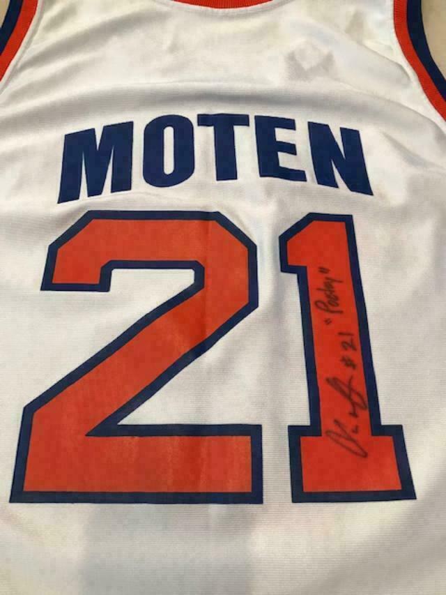 LAWRENCE MOTEN GAME WORN WHITE SYRACUSE ORANGE JERSEY VERY RARE PHOTO ...