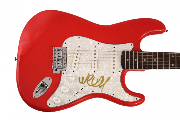 LIL WAYNE SIGNED AUTOGRAPH FULL SIZE RED FENDER ELECTRIC GUITAR - THA ...