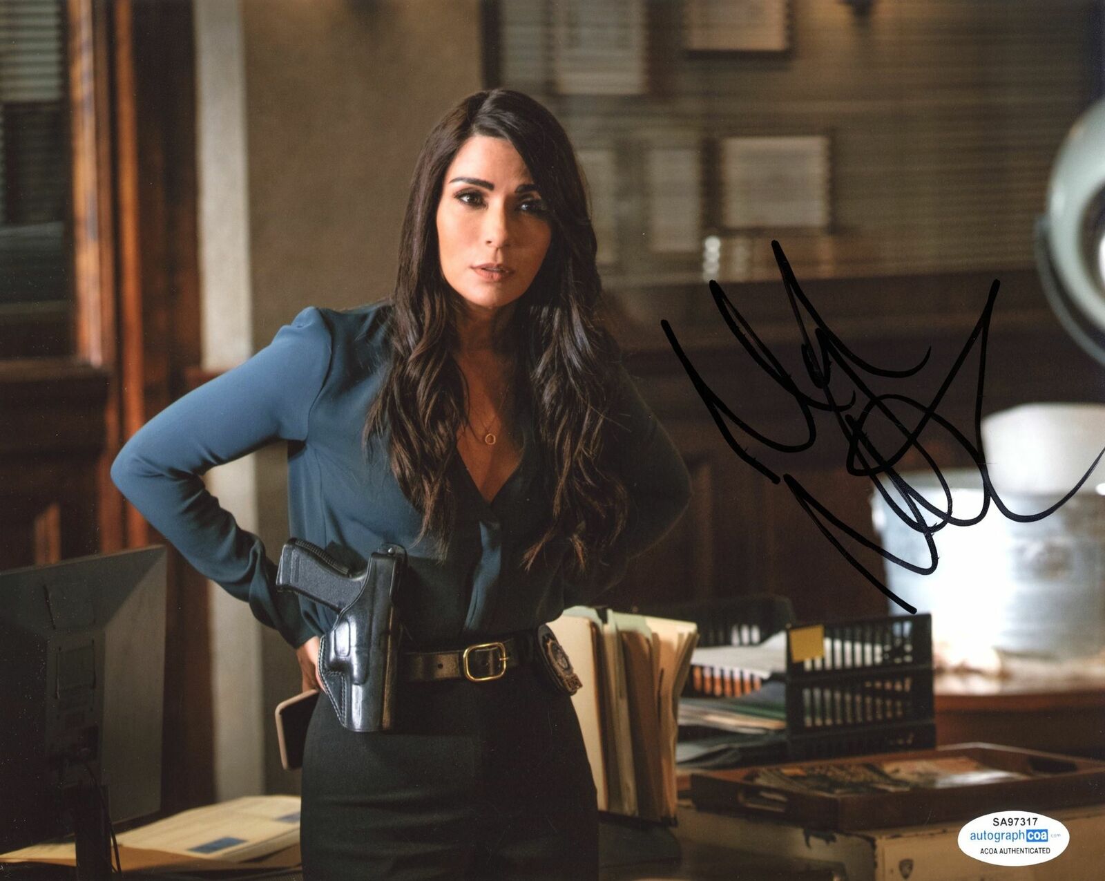 MARISOL NICHOLS SIGNED SPIRAL 8X10 PHOTO 4 ACOA | Autographia
