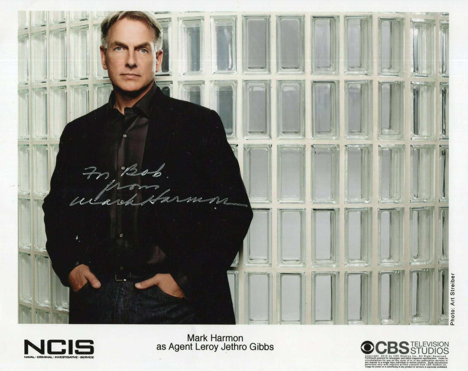 MARK HARMON HAND SIGNED 8x10 COLOR PHOTO+COA AWESOME NCIS POSE TO BOB ...