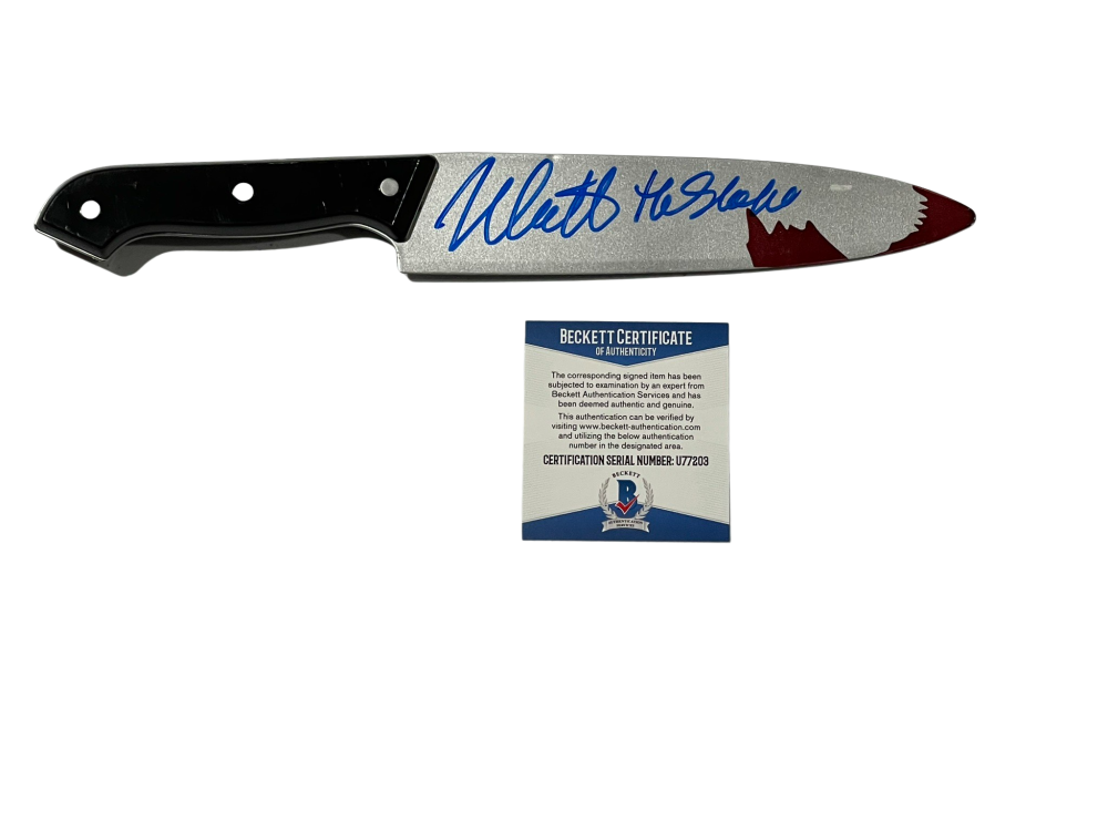 NICK CASTLE SIGNED HALLOWEEN PROP KNIFE THE SHAPE MICHAEL MYERS AUTO ...