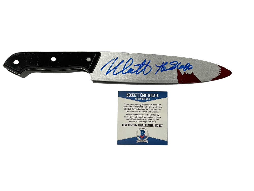 NICK CASTLE SIGNED HALLOWEEN PROP KNIFE THE SHAPE MICHAEL MYERS AUTO ...