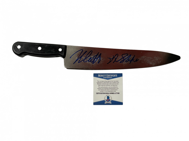 NICK CASTLE SIGNED HALLOWEEN PROP KNIFE THE SHAPE MICHAEL MYERS AUTO ...