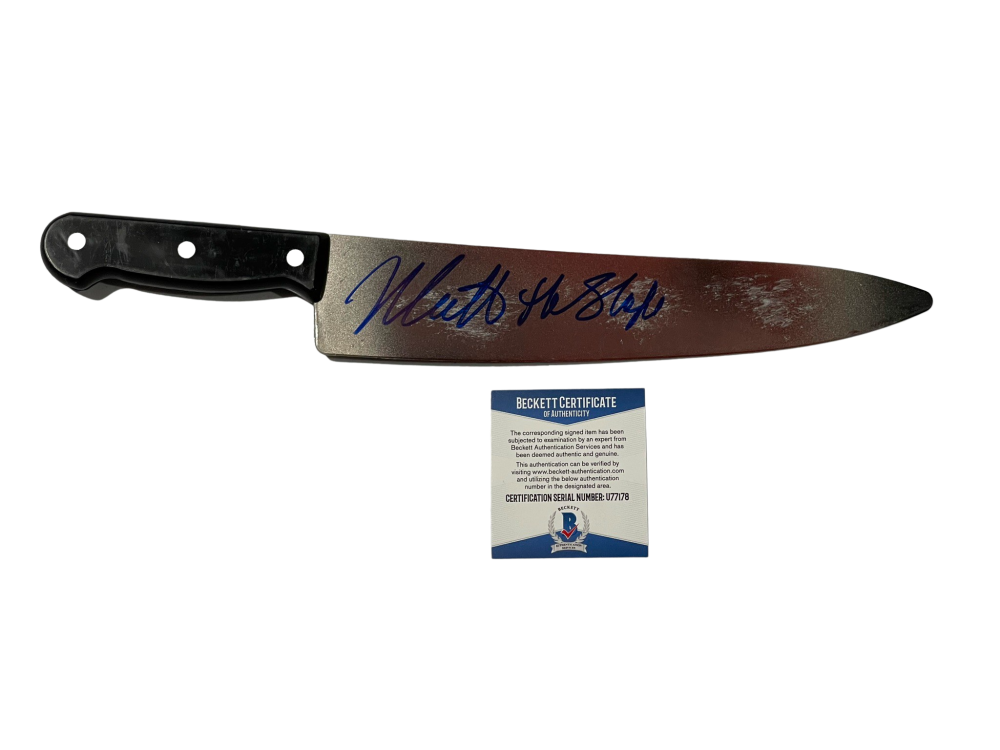 NICK CASTLE SIGNED HALLOWEEN PROP KNIFE THE SHAPE MICHAEL MYERS AUTO ...